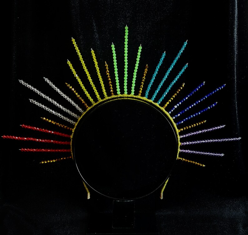 Rainbow tiara pride crown Lgbtq pride headpiece LGBT crown | Etsy