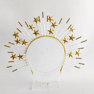Star Crown, Retro Crown,halo Crown, Celestial Crown, Cosmic Crown ...