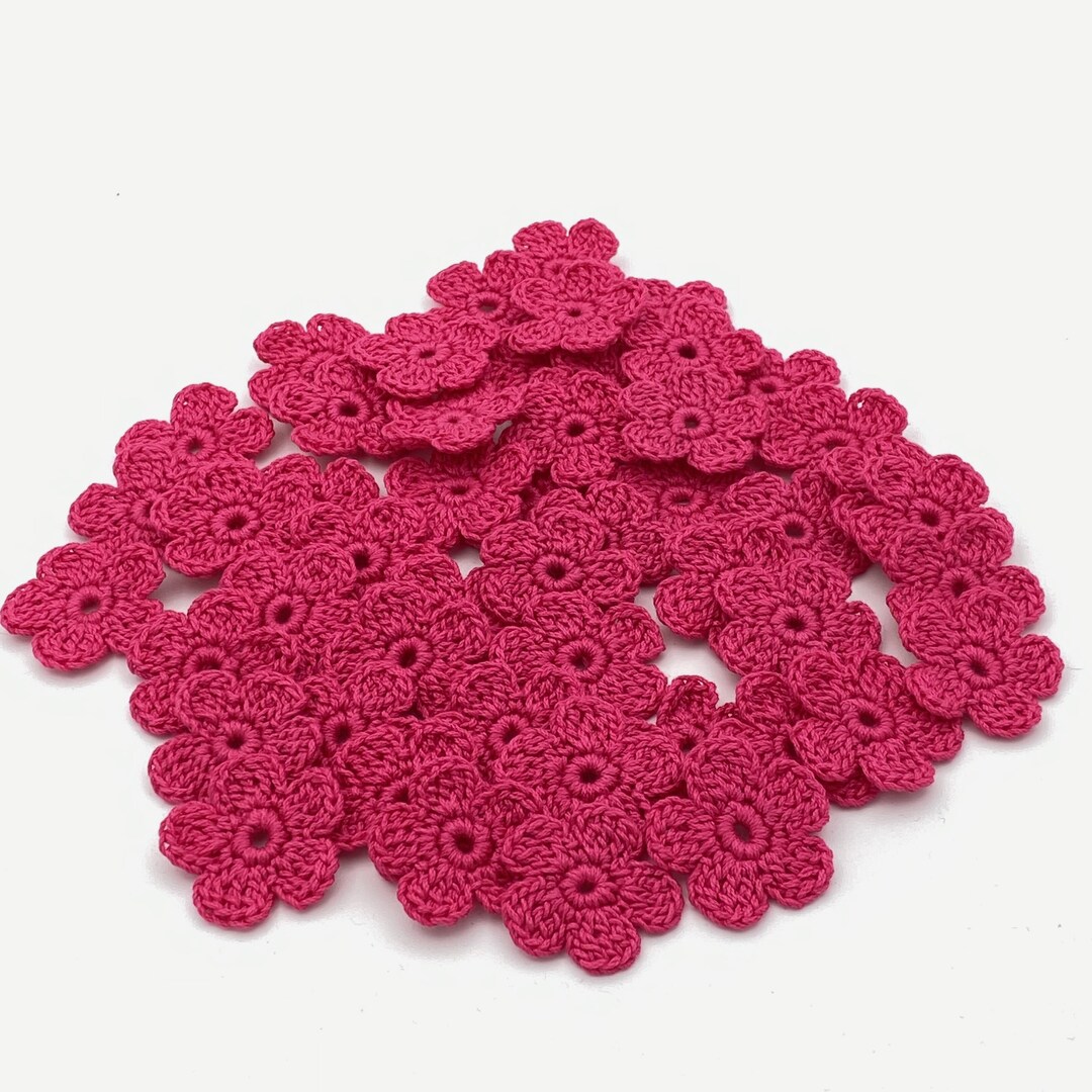 Colorful Simple Crochet Flowers, Inspiration Kit, DIY, Irish Flowers ...