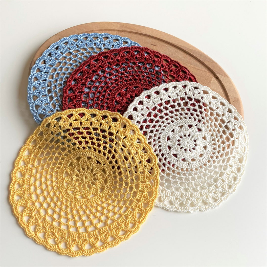 Farmhouse Decor Sideboard Doily, Decor Kitchen Table, Handmade Crochet ...