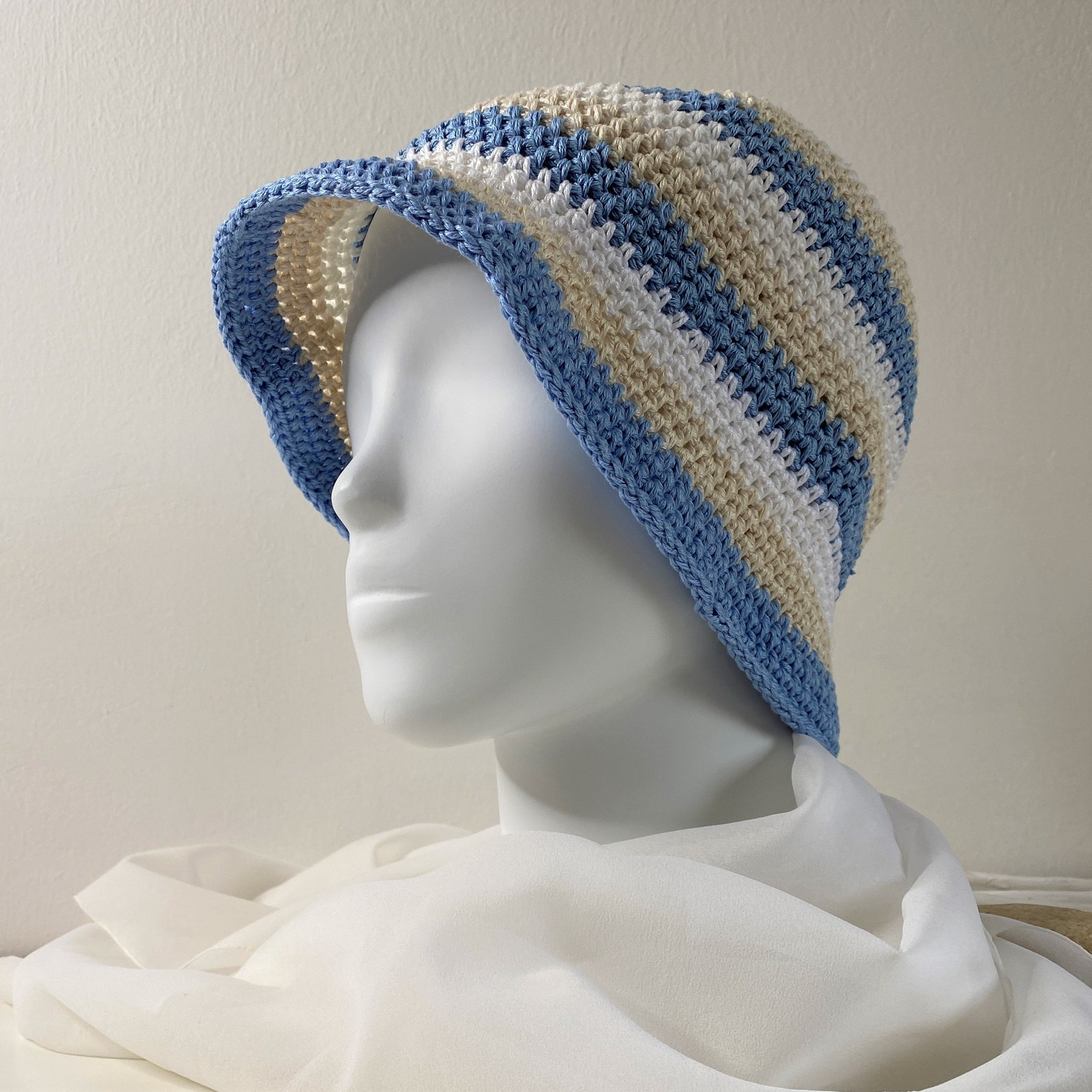 Ischia Bucket Crochet Hat Handmade Hats for Women Summer - Etsy