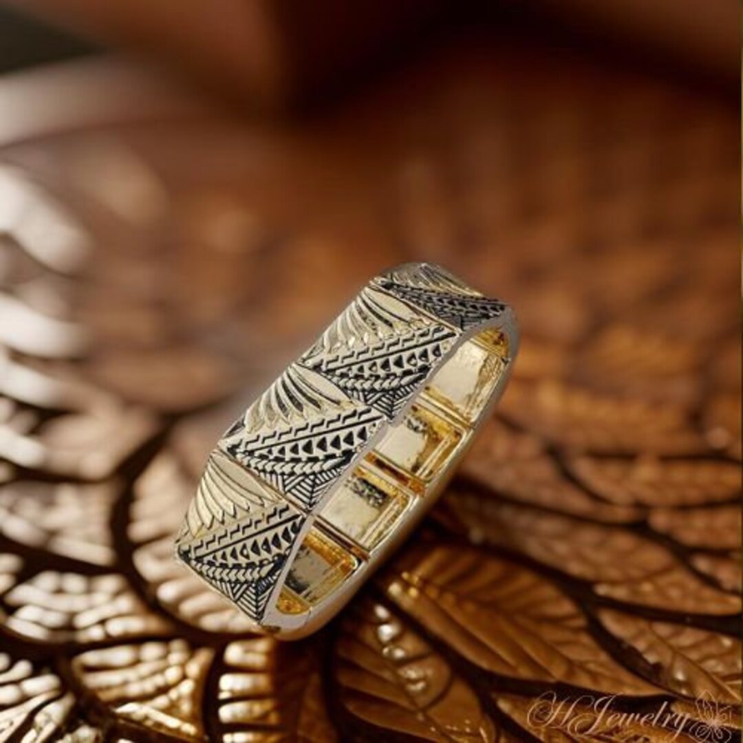 20mm Tribal Polynesian Bracelet - Hawaiian Jewelry - Beach Jewelry ...