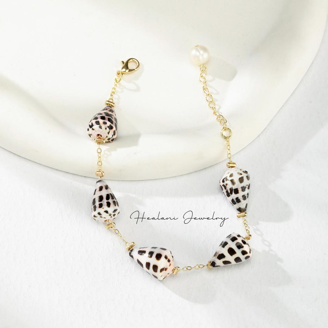 Hebrew Cone Shell Bracelet - Ocean Jewelry - Sea Shells - Beach Jewelry ...