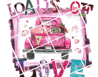 Loads of Love / Sunflowers Ready to Press Sublimation Transfer - Etsy