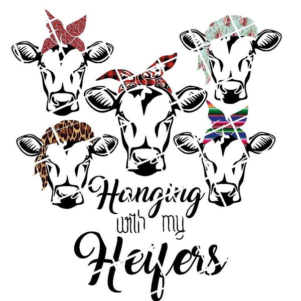 Hanging With My Heifers Svg - Etsy