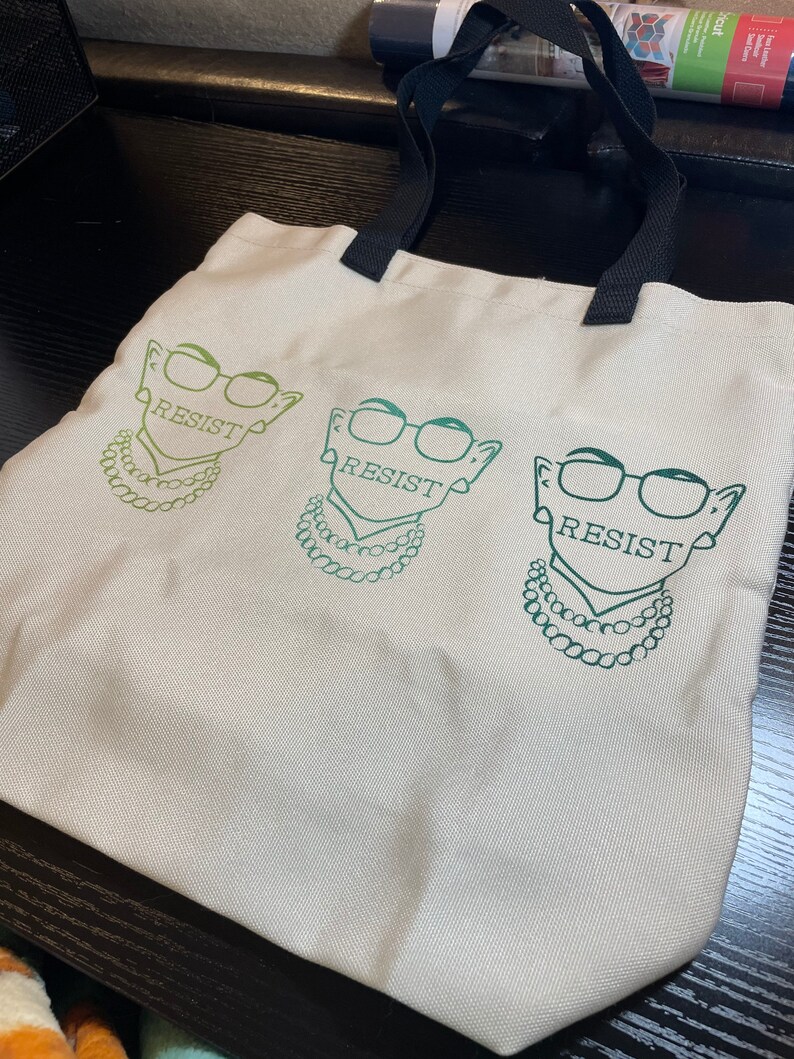 RBG Resist Tote Bag - Etsy