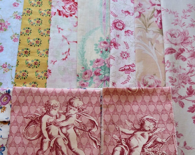 French Fabric vintage French Floral Fabricfabric Bundle for - Etsy