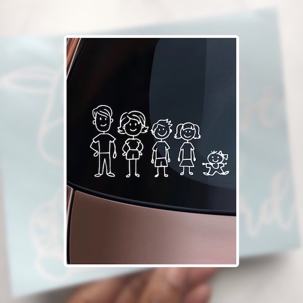 Car Family Stickers - Etsy