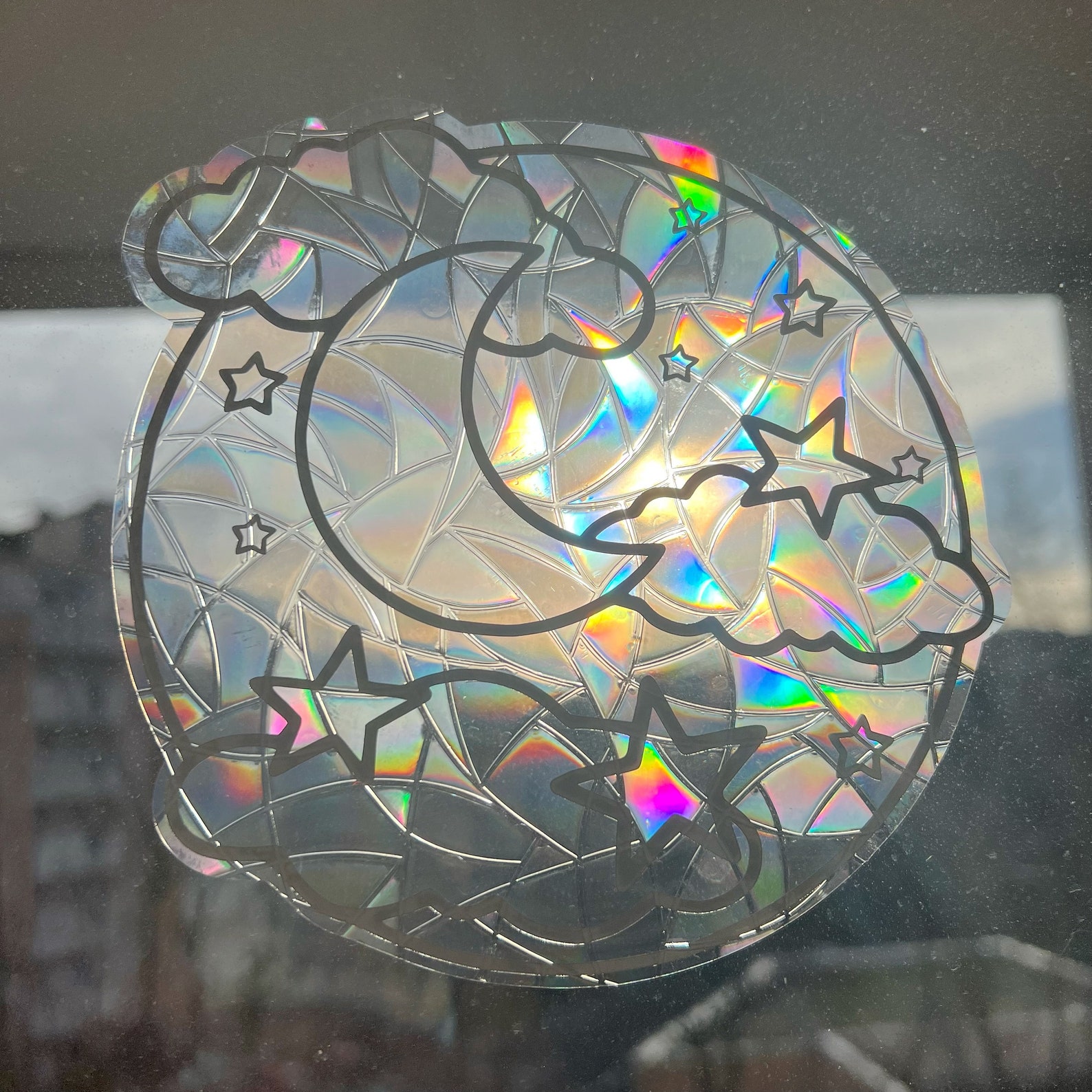 Rainbow Suncatcher Window Sticker Suncatcher Decal | Etsy