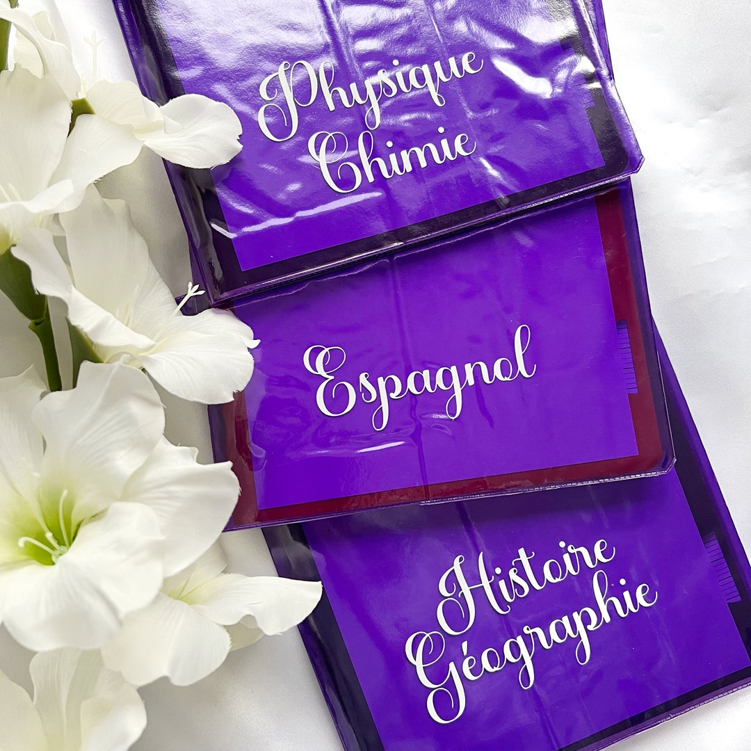 Personalized Labels for Middle and High School Students - Notebook ...