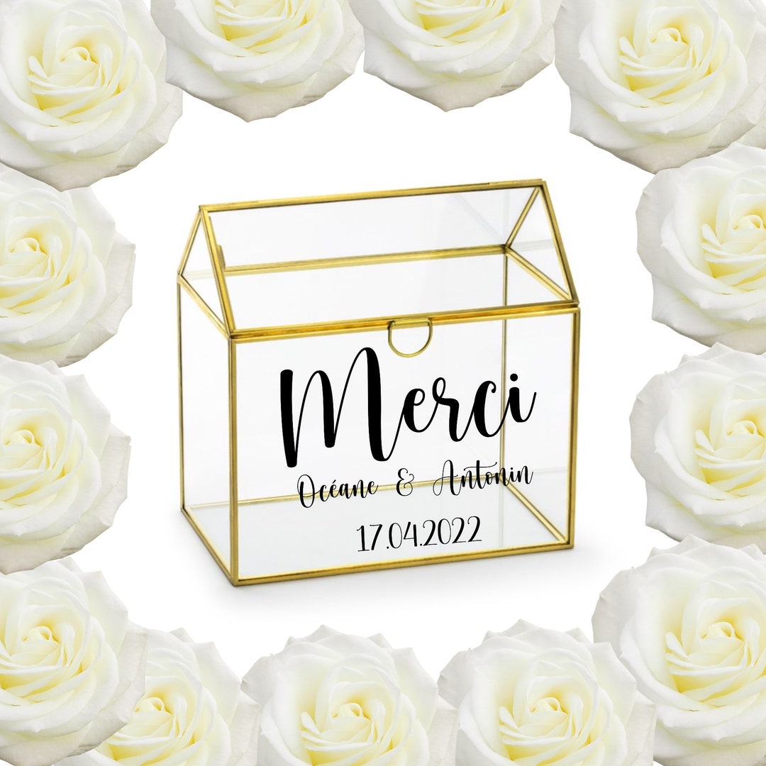 Wedding Ballot Box Stickers Personalized - Event Decoration - Wedding ...