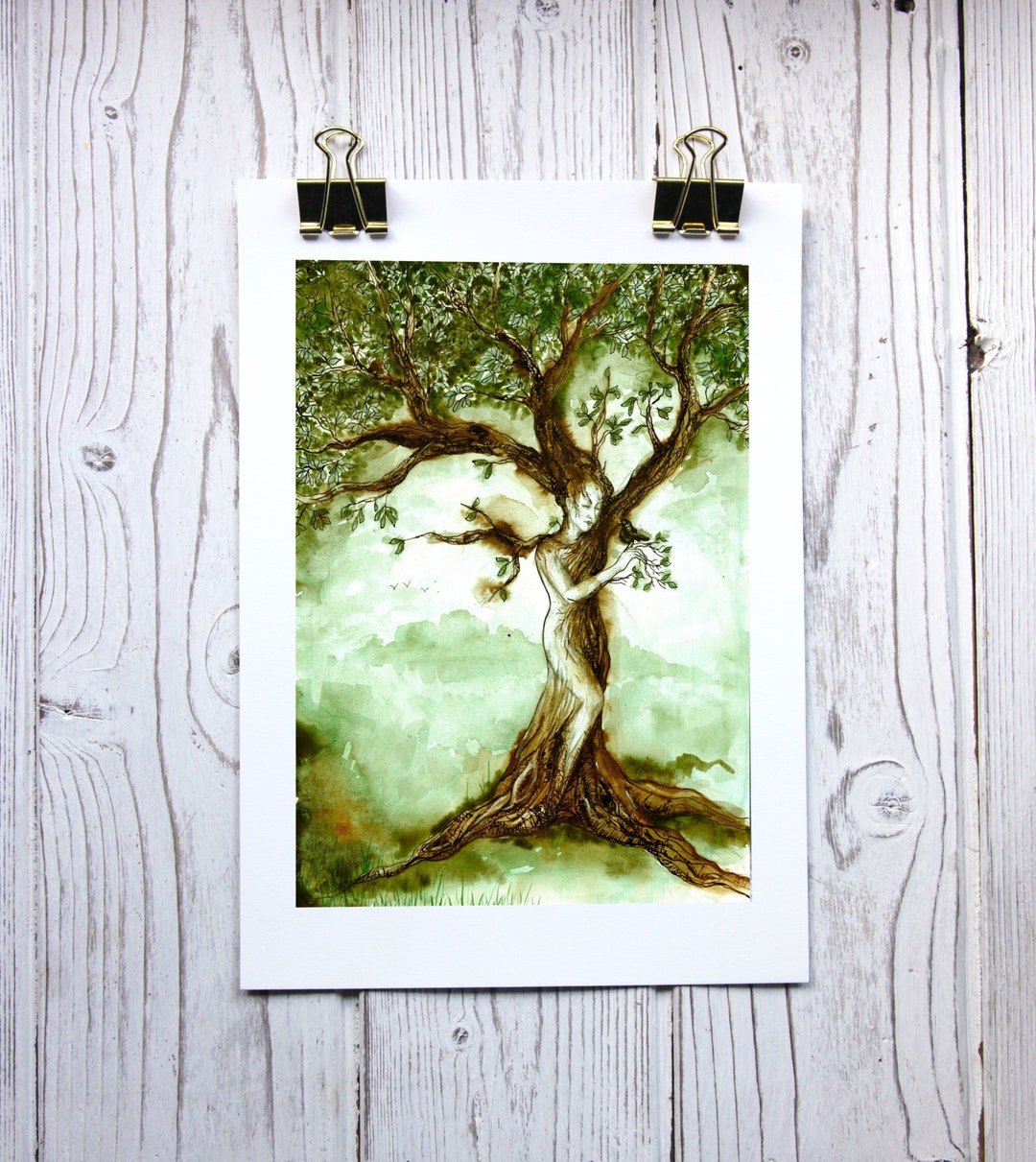 Greek Mythology Dryad Art Print Limited Edition - Etsy