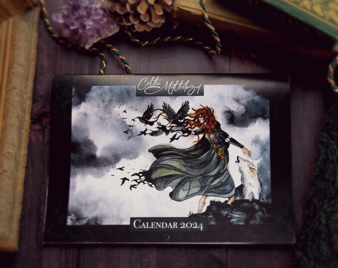 2024 Celtic Mythology & Wheel of the Year Calendar - Etsy