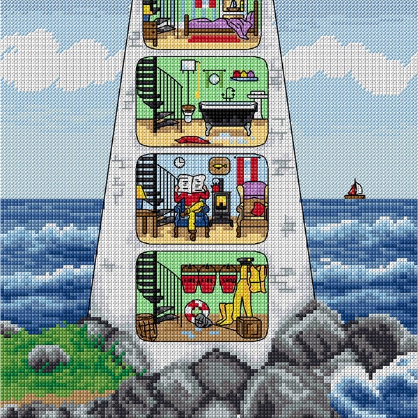 Lighthouse Chart - Etsy