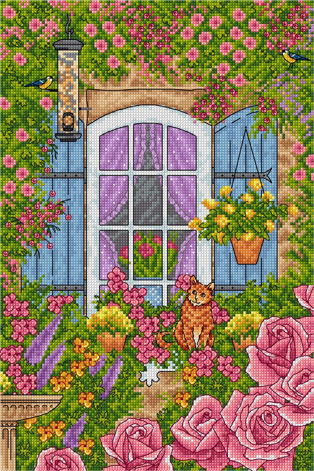 AJBD84 Garden Window Chart Pdf - Etsy