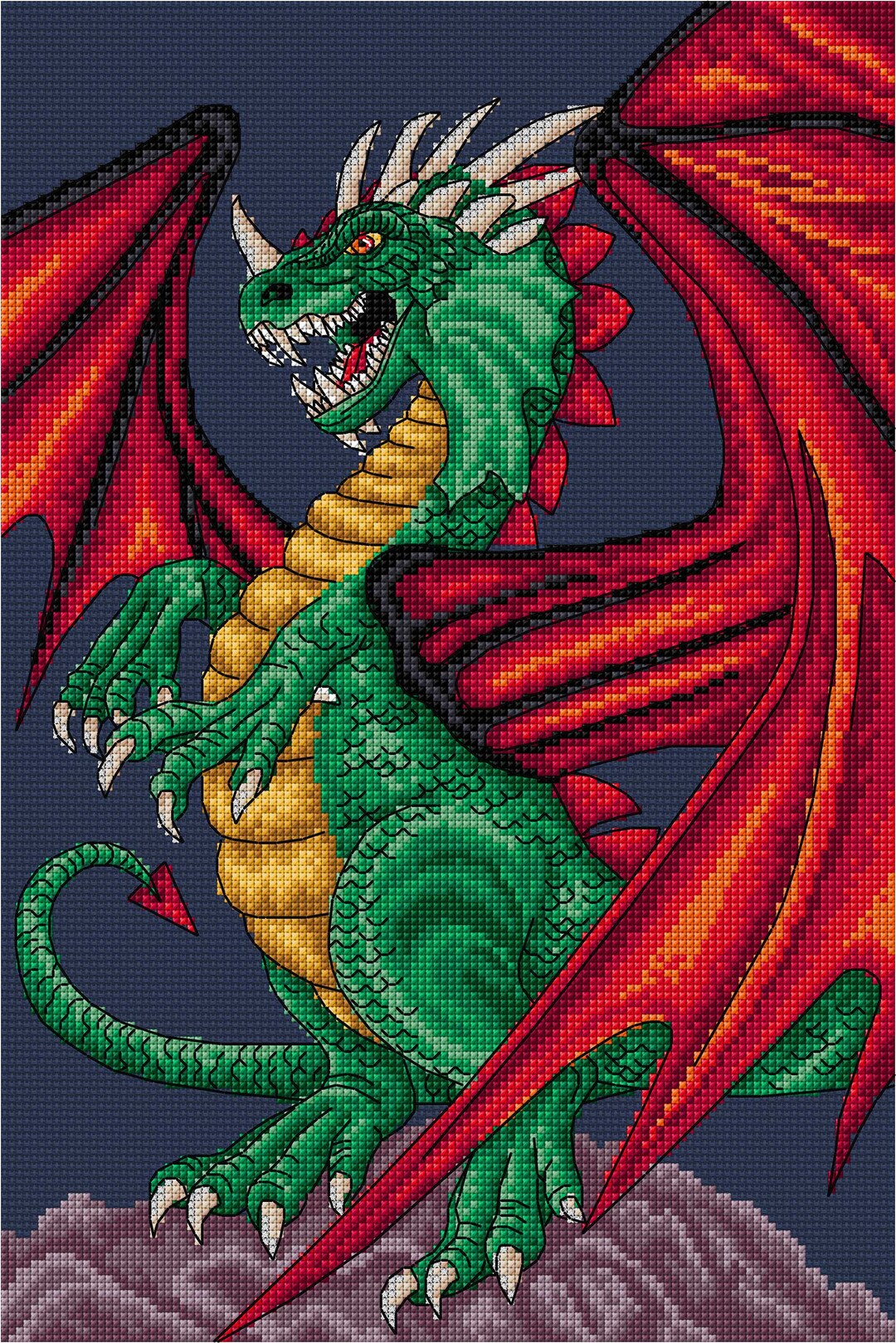 AJBD24 Oswald the Dragon Pdf Chart Only - Etsy