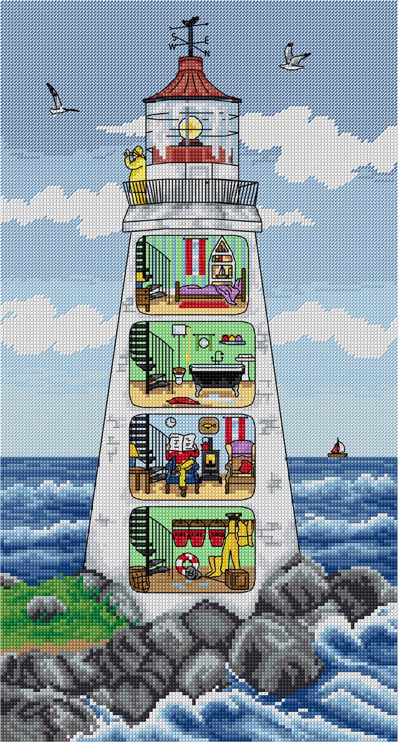 AJBD51 Life in a Lighthouse Pdf Chart Download Only - Etsy