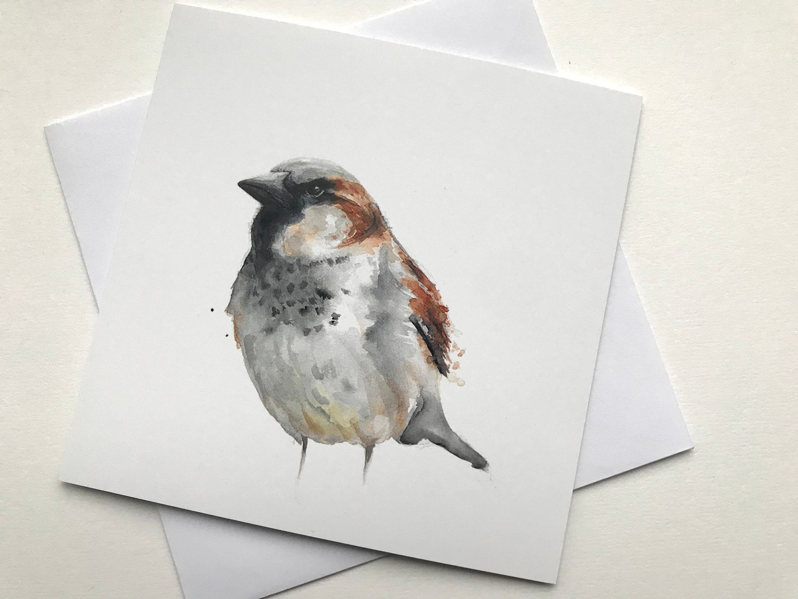Sparrow Card Garden Bird Card House Sparrow Card Bird - Etsy UK