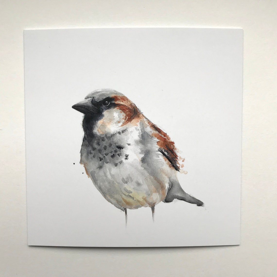 Sparrow Card Garden Bird Card House Sparrow Card Bird - Etsy UK