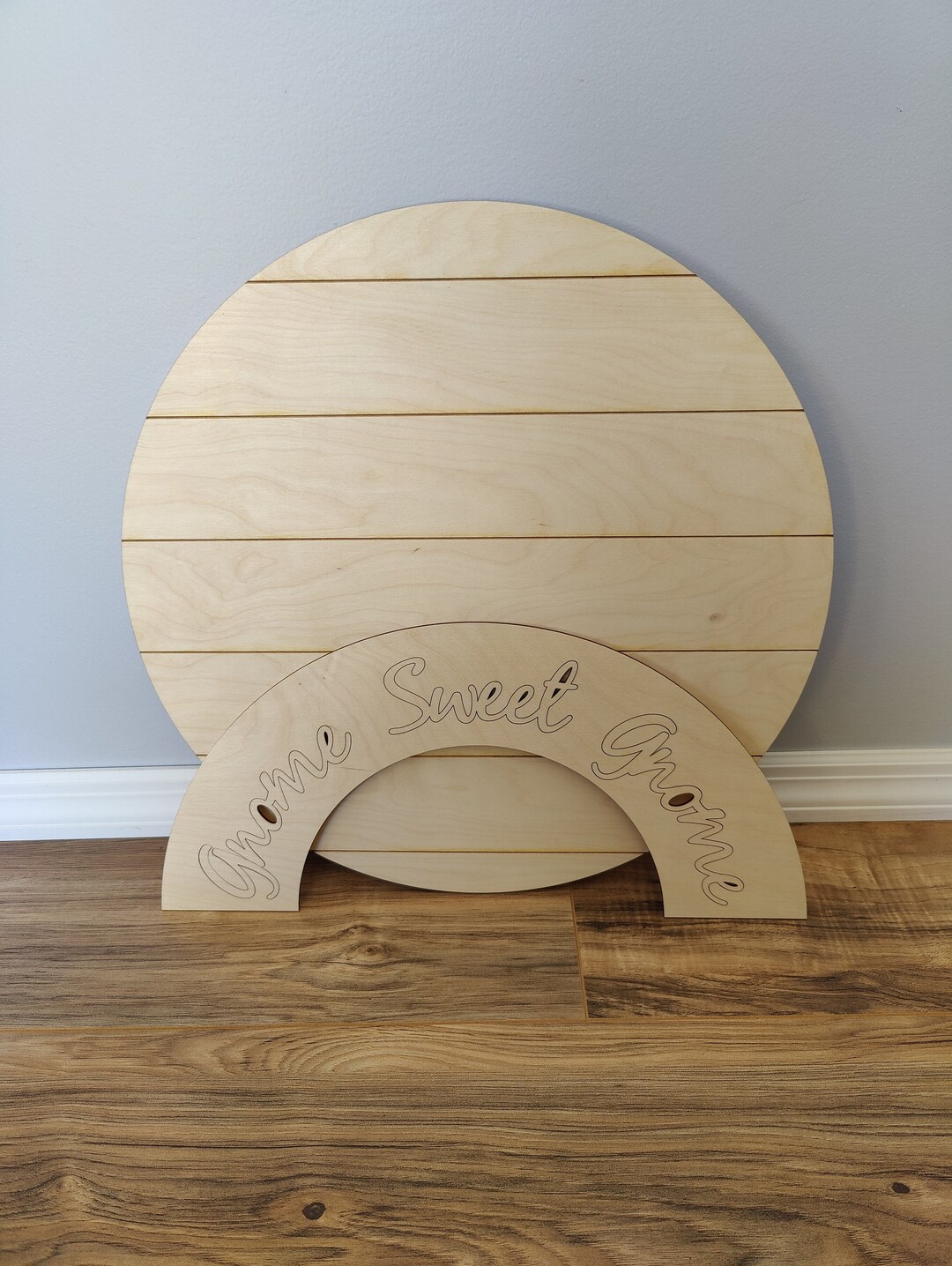 Circle Back-stand With/without Custom Words-18 Round 1/4 Unfinished ...