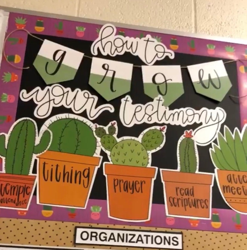 LDS Bulletin Board Printables Bundle - Etsy