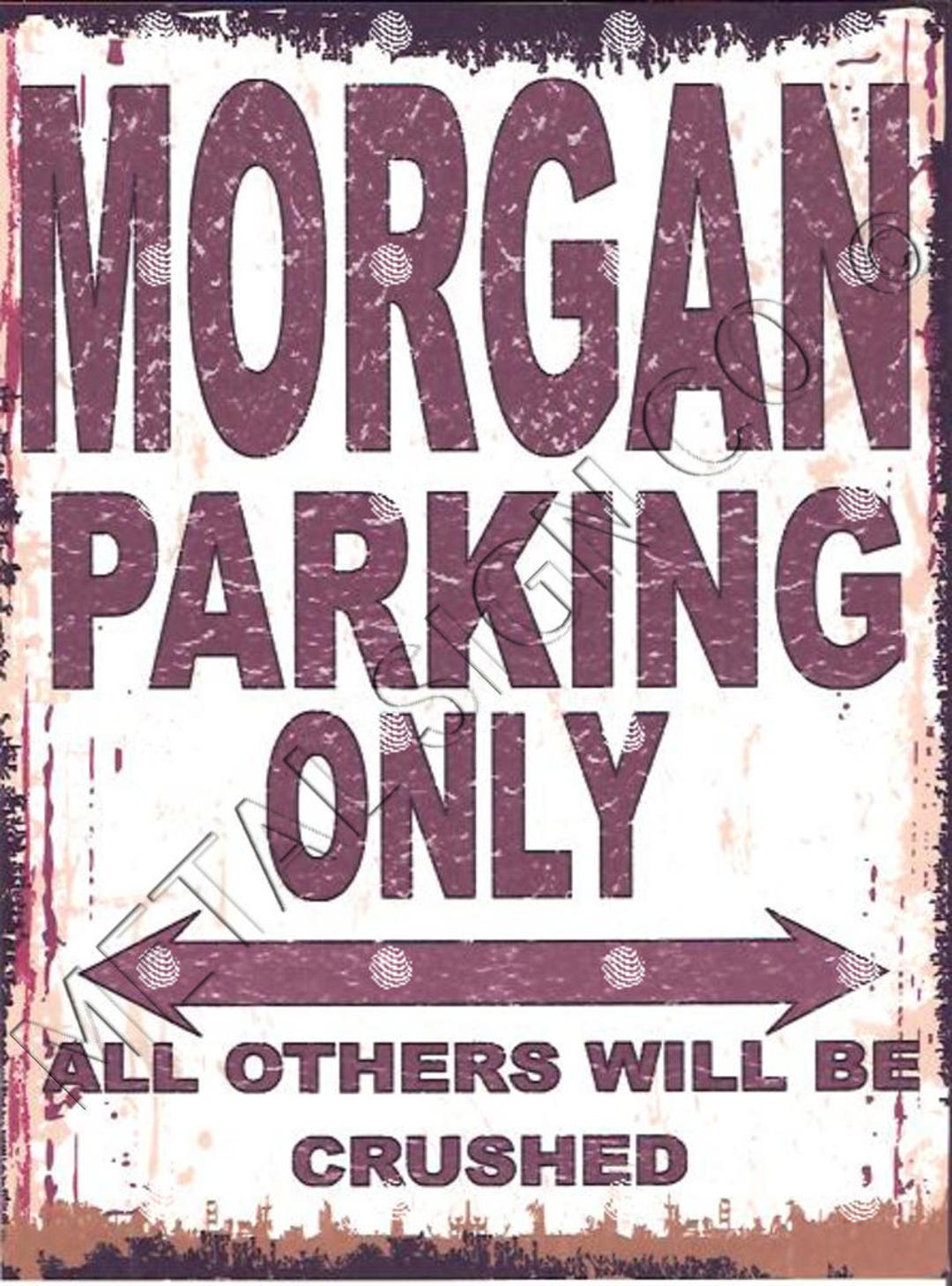 Morgan Classic Metal Wall Sign Pub,bar Shed Garage Cafe Shop Art ...