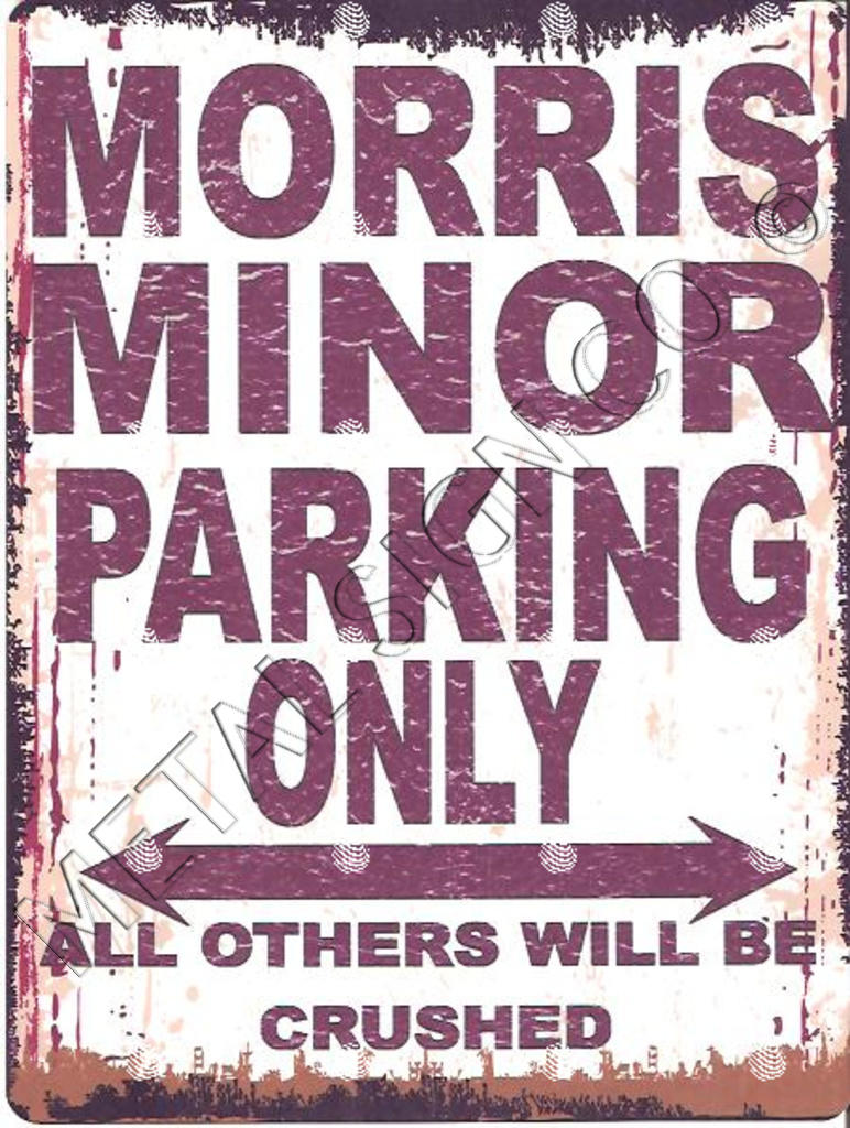 Morris Minor Classic Metal Wall Sign Pubbar Shed Garage Cafe - Etsy UK