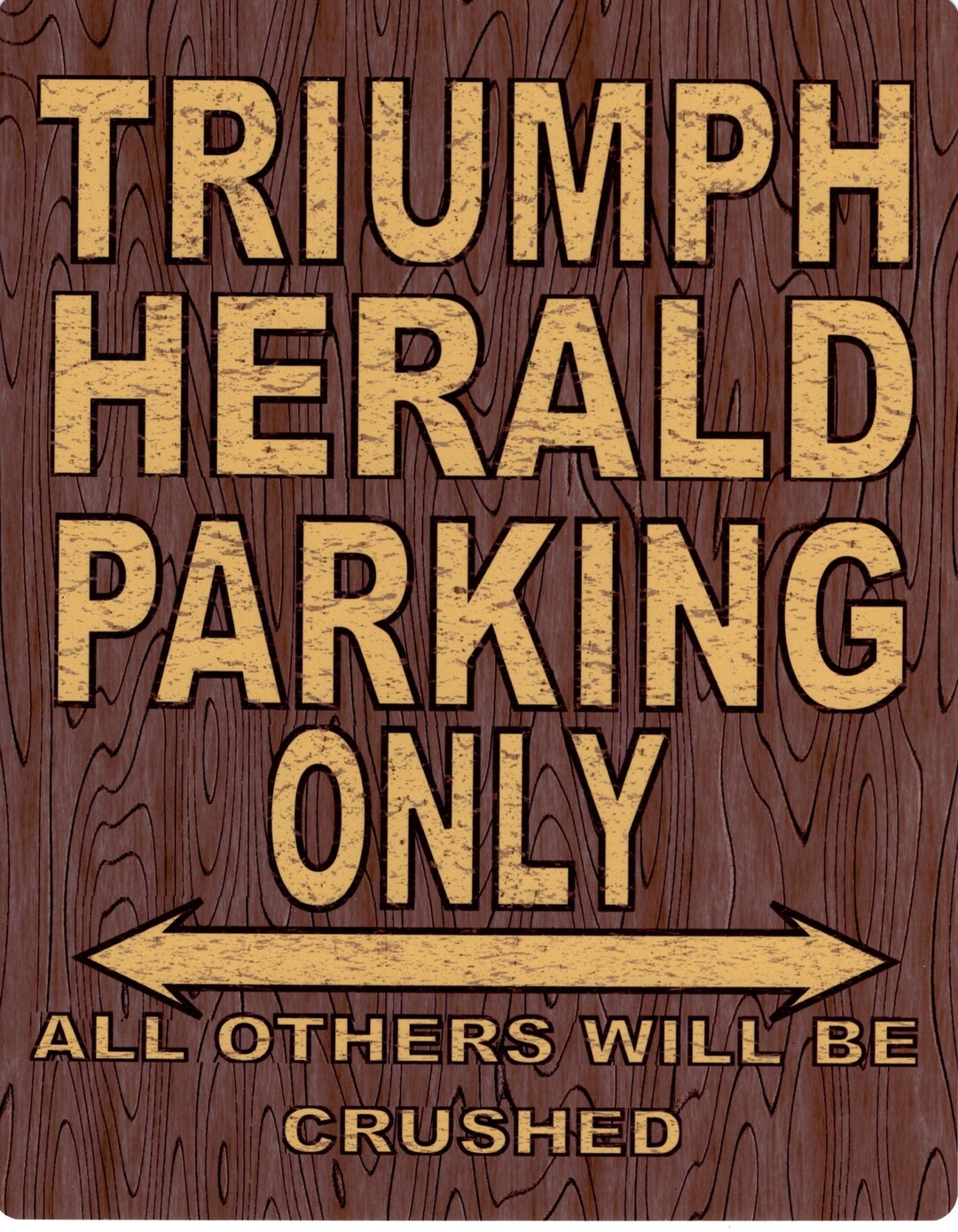 Triumph Herald Classic Metal Wall Sign Pubbar Shed Garage - Etsy