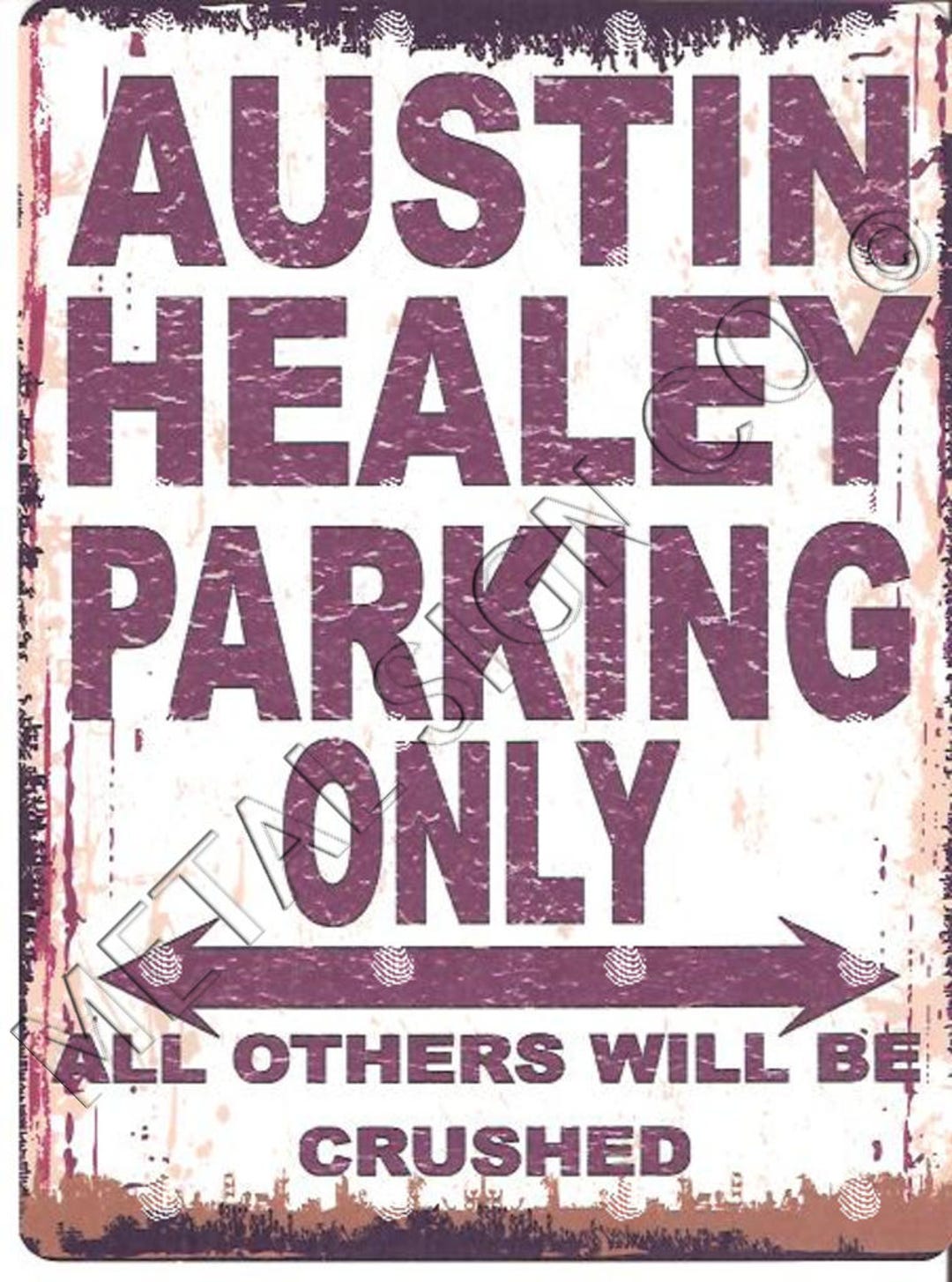 Austin Healey Classic Metal Wall Sign Pubbar Shed Garage Cafe - Etsy
