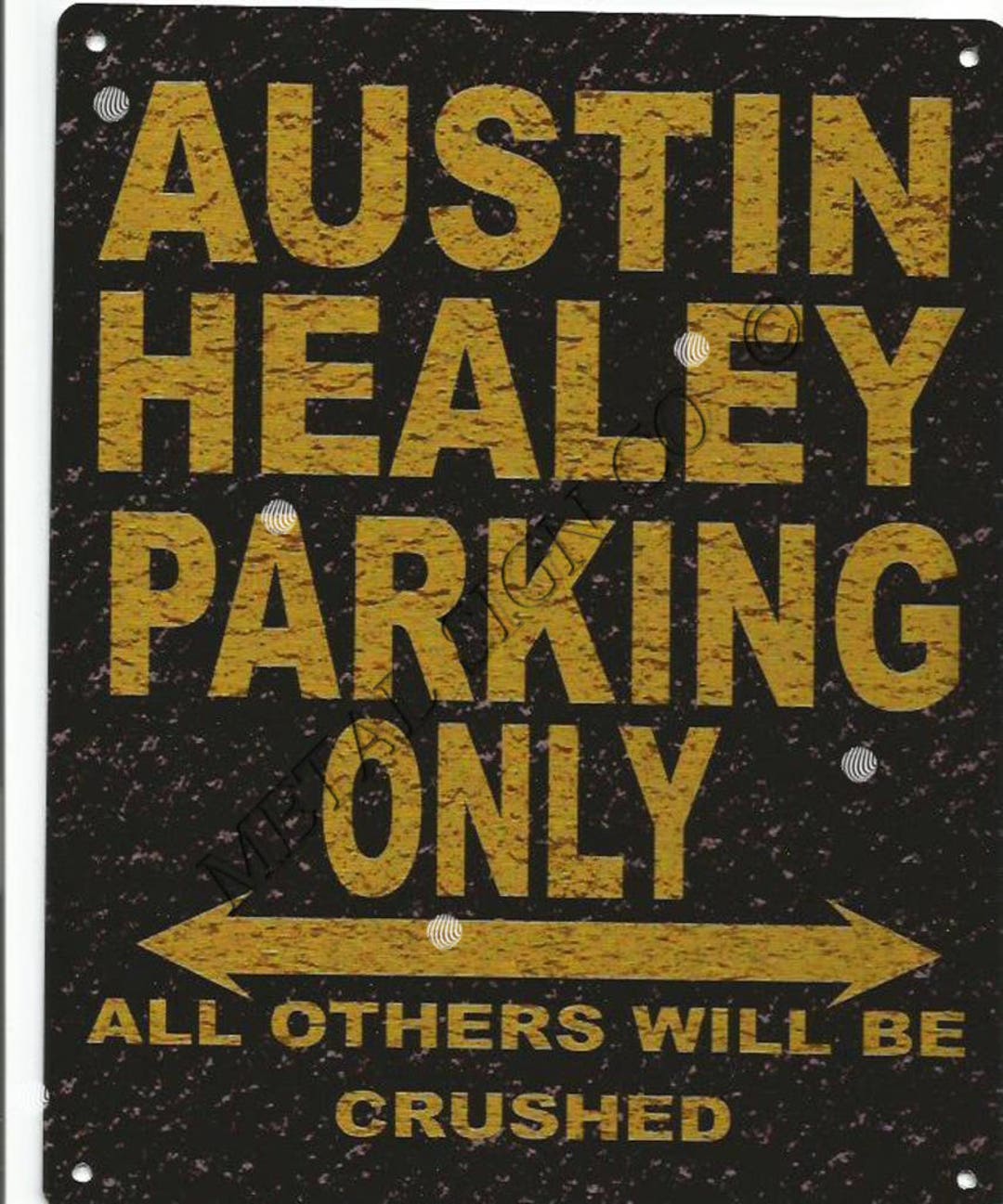 Austin Healey Classic Car Parking Sign Shed Garage Games Room Man Cave ...