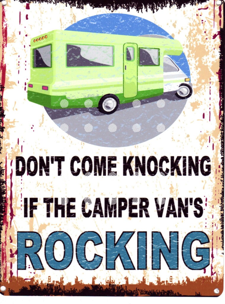 Don't Come Knocking If the Camper Vans Rocking Metal Wall | Etsy