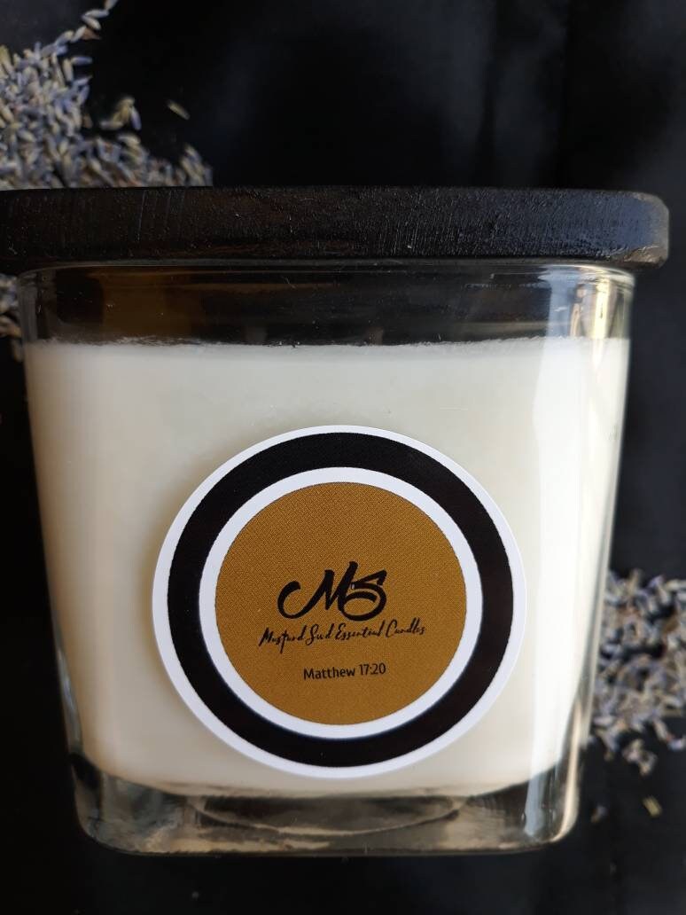 Lavender Scented Soy Candle Aromatherapy Soy Candle | Etsy