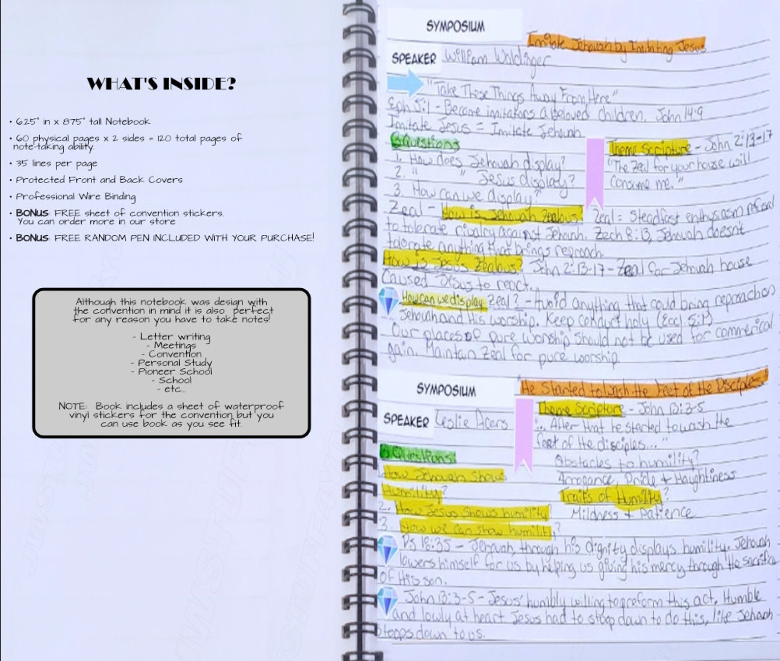 2022 Pursue Peace Notebook Blank Pages Notebook for 2022 JW | Etsy