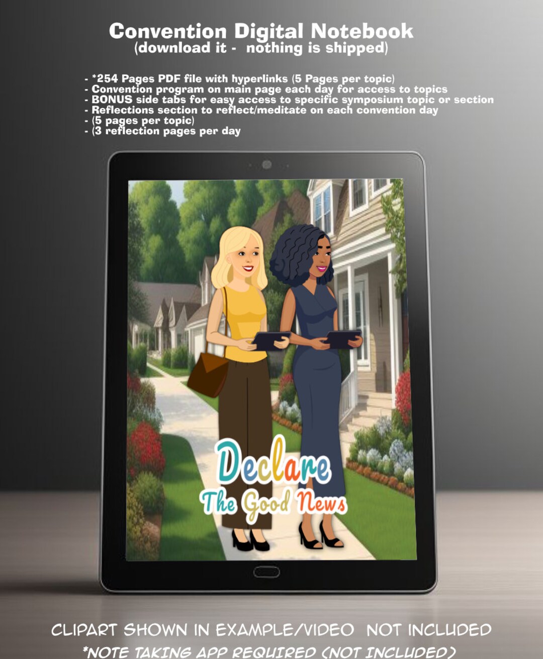 Digital JW Convention Notebook, 2024 Declare the Good News, JW ...