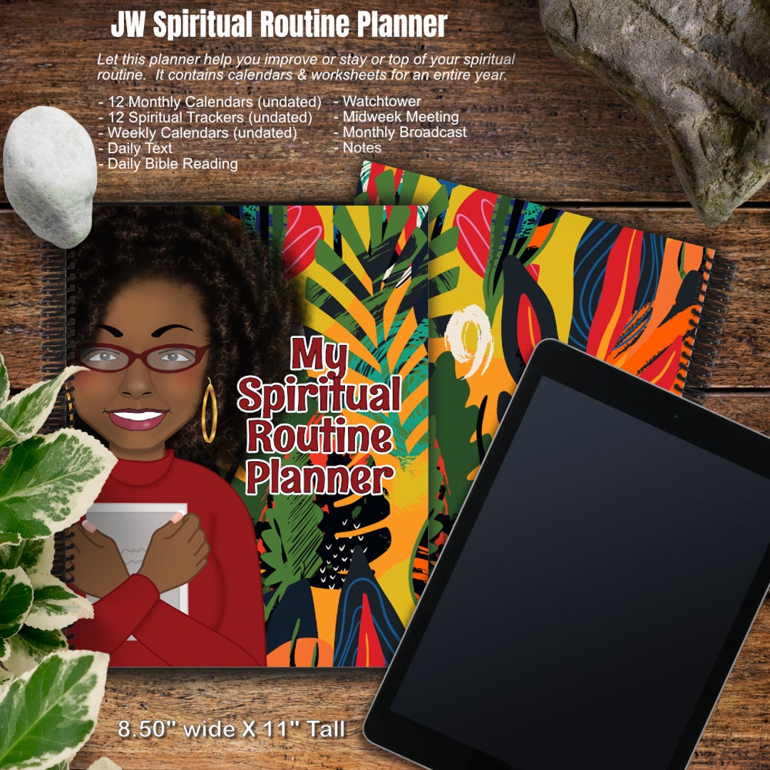 JW Spiritual Routine Planner, Personal Study Planner, Spiritual Routine ...