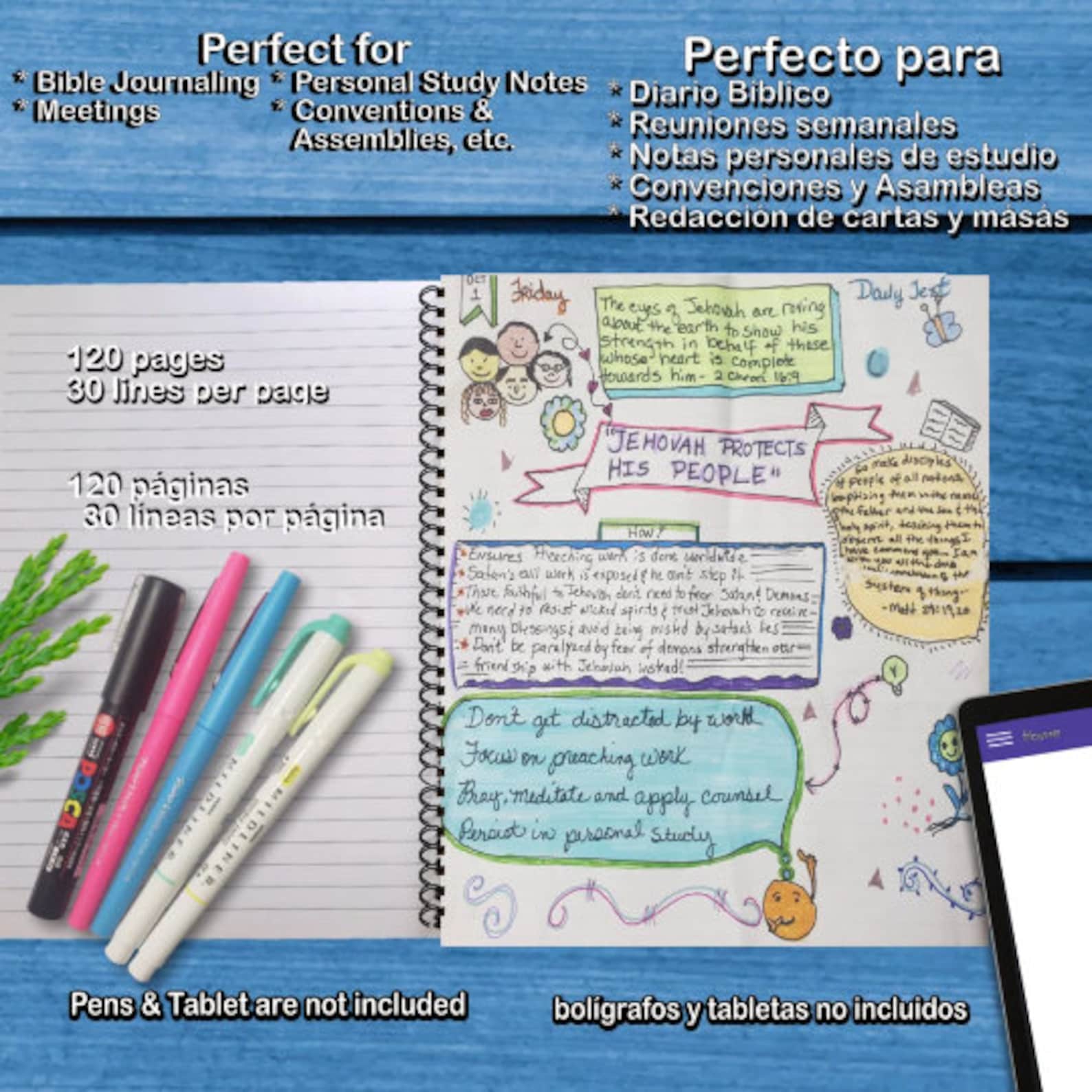 2022 Pursue Peace Notebook Blank Pages Notebook for 2022 JW | Etsy