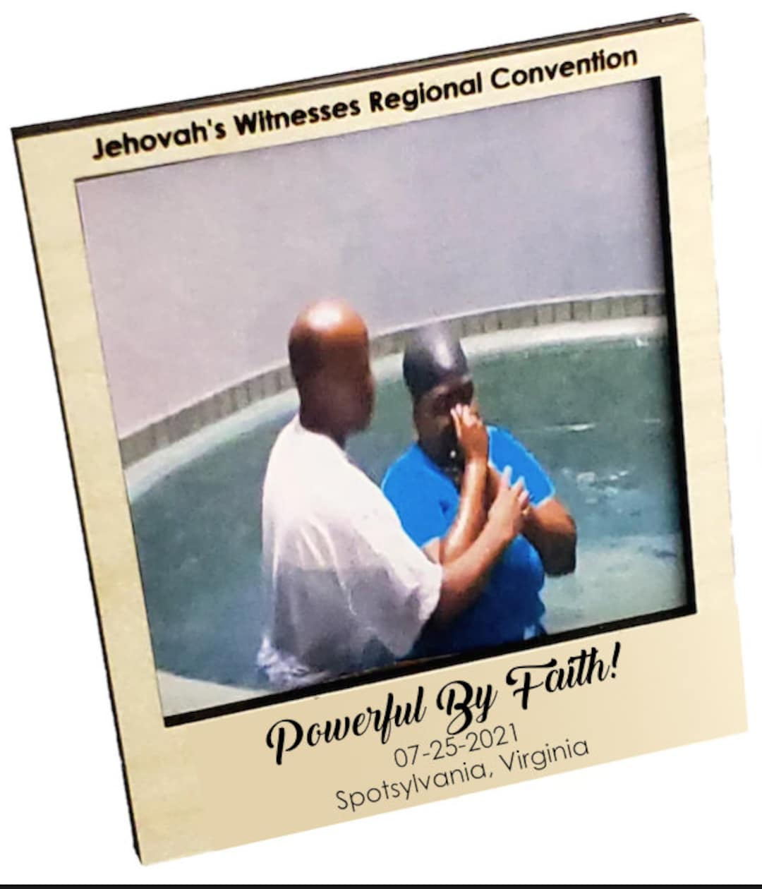 JW Convention Assembly Baptism Gift | Jw Baptism Frame | JW Wooden ...
