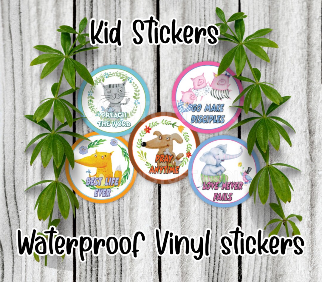JW Kid Stickers | Go Make Disciples | Preach the Word | Love Never ...