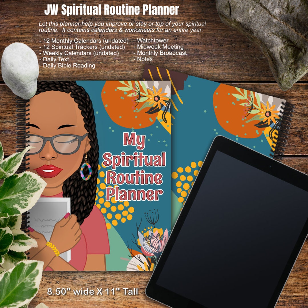 JW Spiritual Routine Planner, Personal Study Planner, Spiritual Routine ...