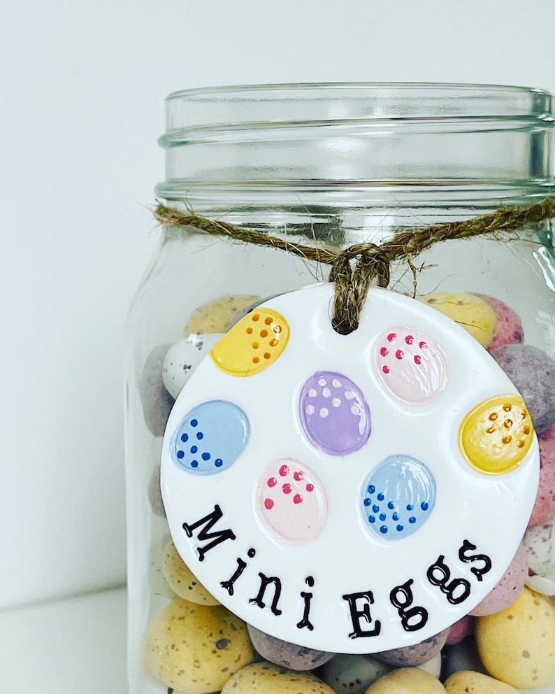 Easter Egg Mini Egg Design Clay Decoration Spring - Etsy UK