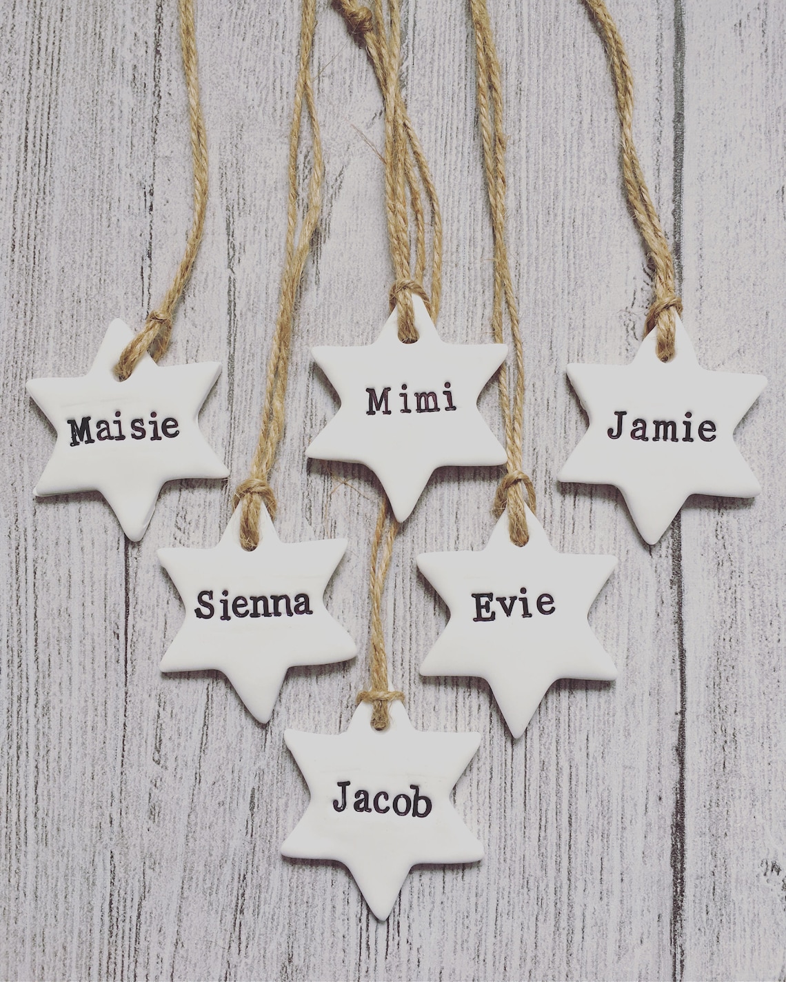 Handmade Clay Tags Labelling Organiser Gift Personalised - Etsy