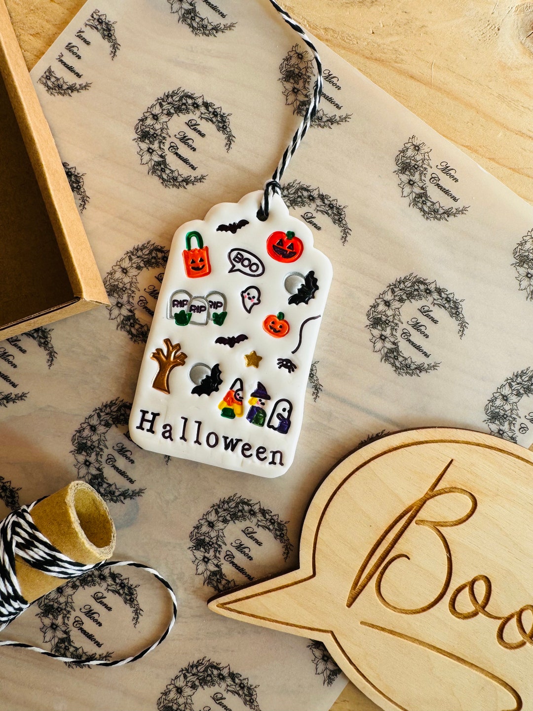 Handmade Halloween Decoration - Pumpkin, Fall, Autumn, Ghost, Bat. - Etsy