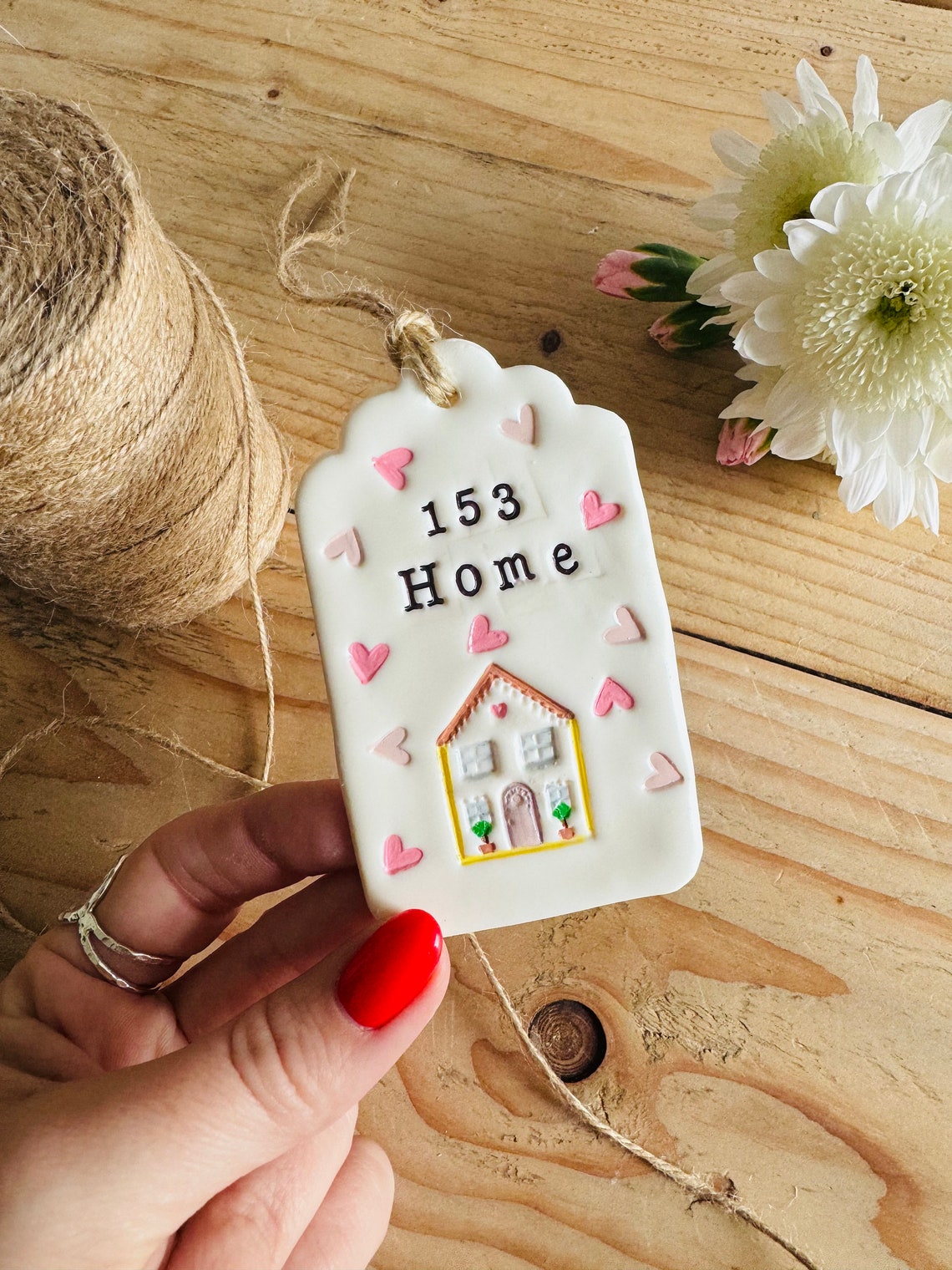 Our First Home Couples Decoration, Ornament, Personalised House Warming ...