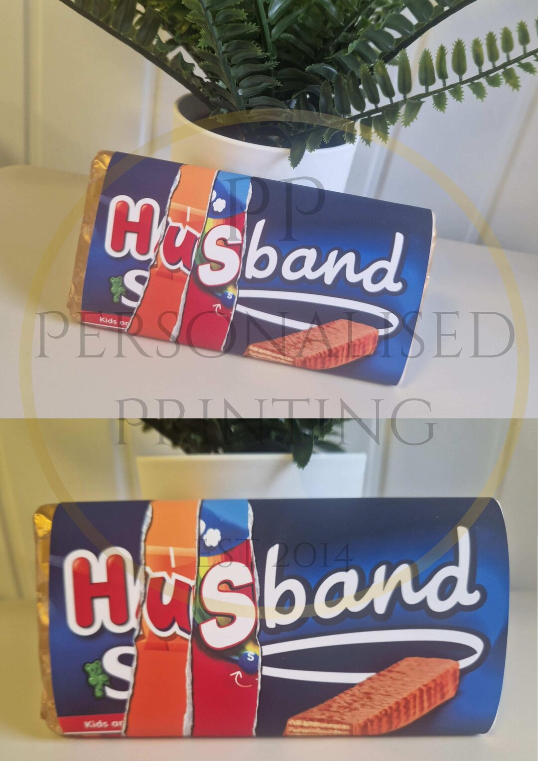 Personalised Chocolate Bar, Husband, I Love You, Valentines, Mum ...