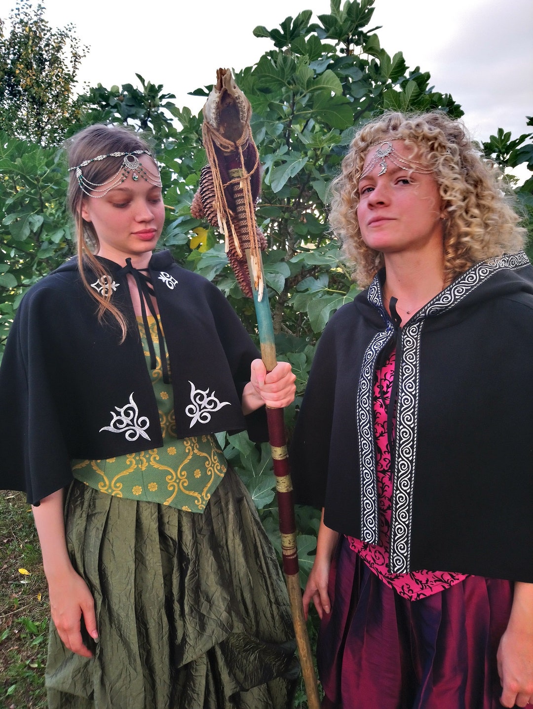 Pilgrim, Chaperone, Small Cape With Hood Edged With Braid or With ...