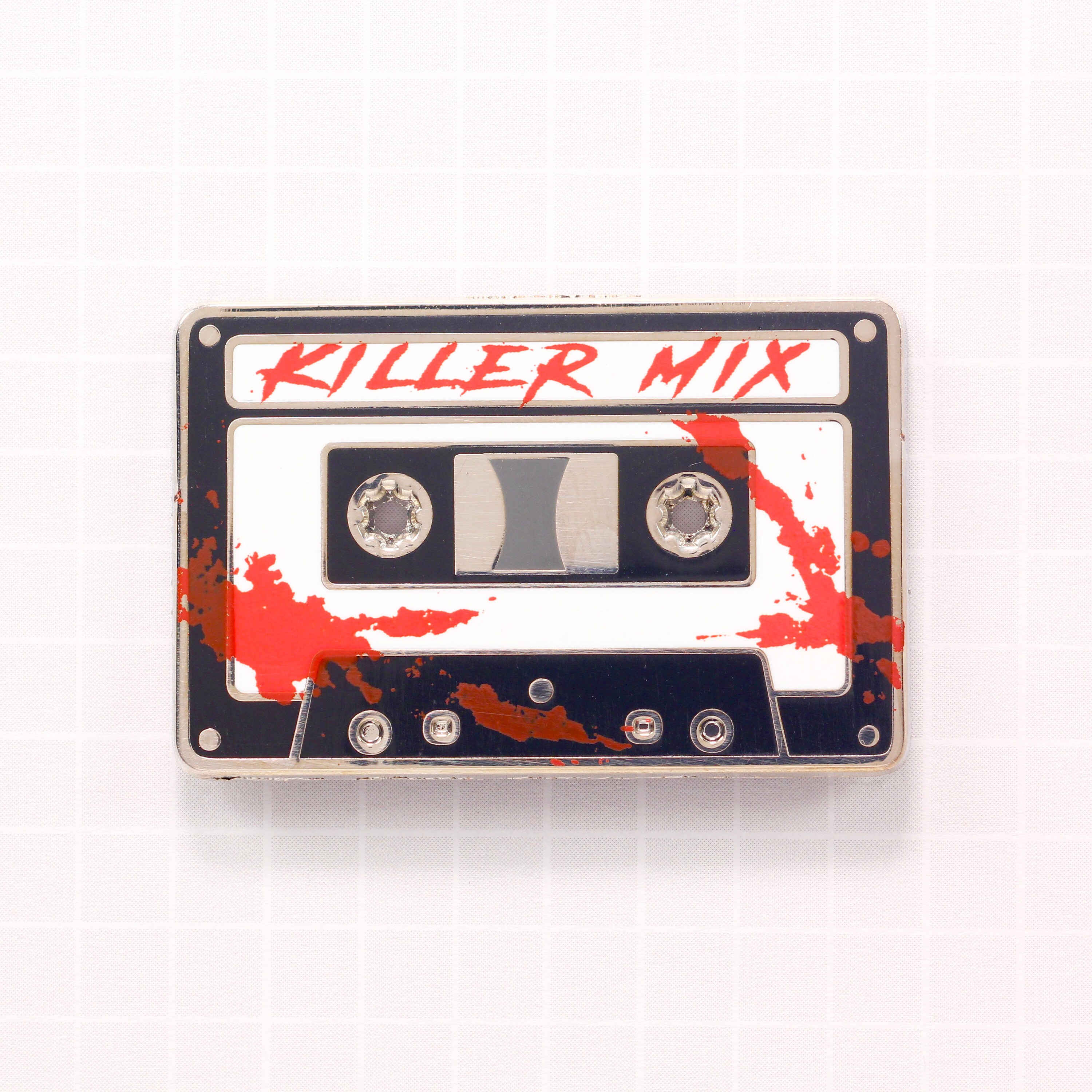 Killer Mix Cassette Tape Pin Horror 1980's Throwback | Etsy