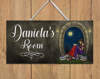 Reading Door Sign - Etsy