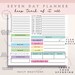 Printable 7 Day Planner, Daily Planner, Day Planner, Rainbow, Weekly ...