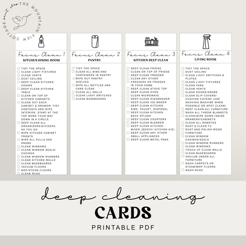 Room Cleaned Cards - Etsy