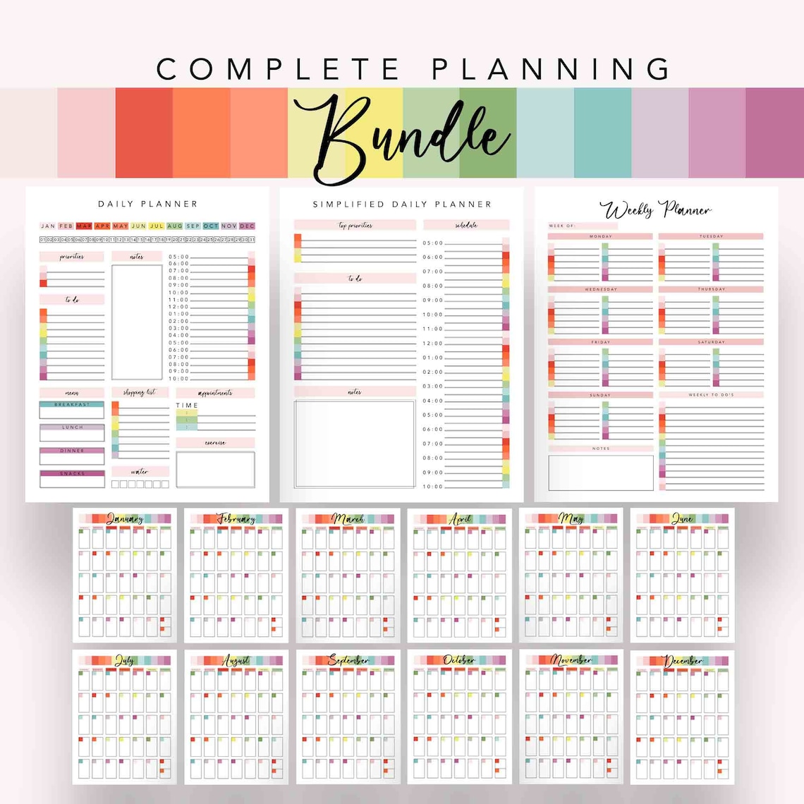 Complete Printable Housekeeping Set Home Management | Etsy